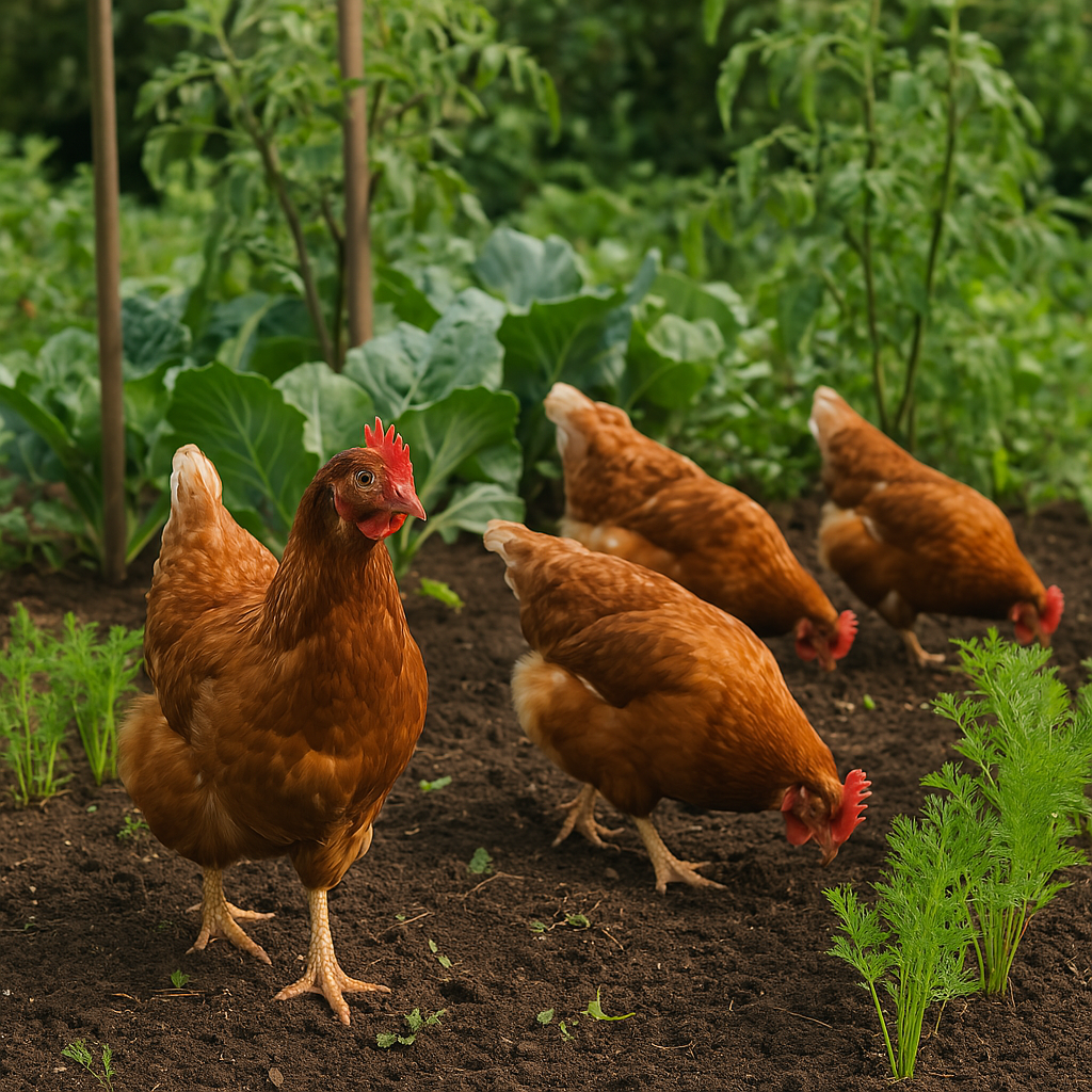 L’importanza di avere le galline nell’orto – rimedi divini